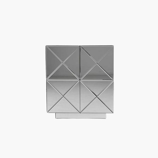 Cubix End Table - GREY WOOD | Marina Home Bahrain