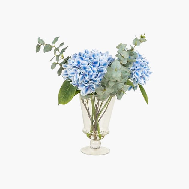 Mixed Hydrangea Faux Plant - BLUE FIBER | Marina Home Qatar