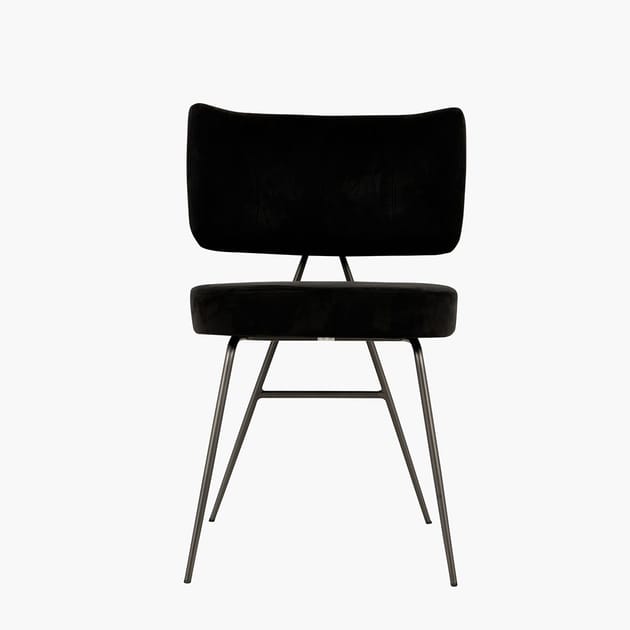 Posito Dining Chair - BLACK FABRIC | Marina Home Bahrain