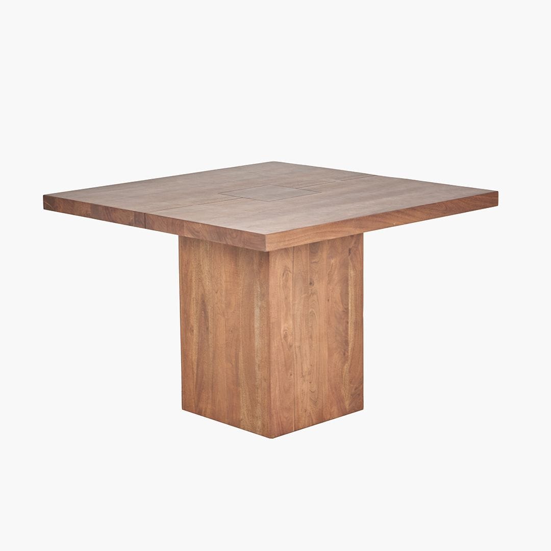Frozen - Dining Table - BROWN WOOD | Marina Home Qatar