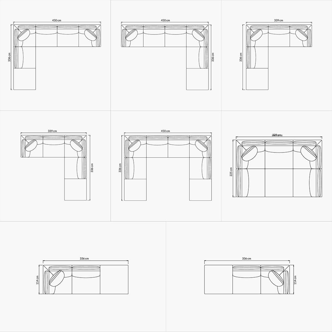 Buy Online Luscious XL Single Seater Sofa,BROWN,FABRIC | Marina Home ...