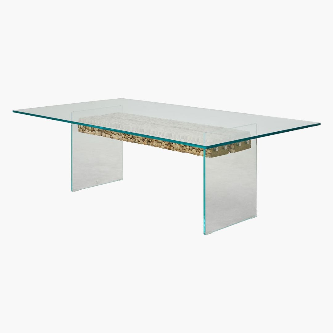 Buy Online SOLACE II DINING TABLE,Clear,Glass | Marina Home Interiors Oman