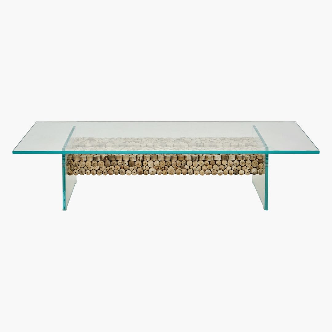 Buy Online SOLACE II COFFEE TABLE,Clear,Glass | Marina Home Interiors Oman