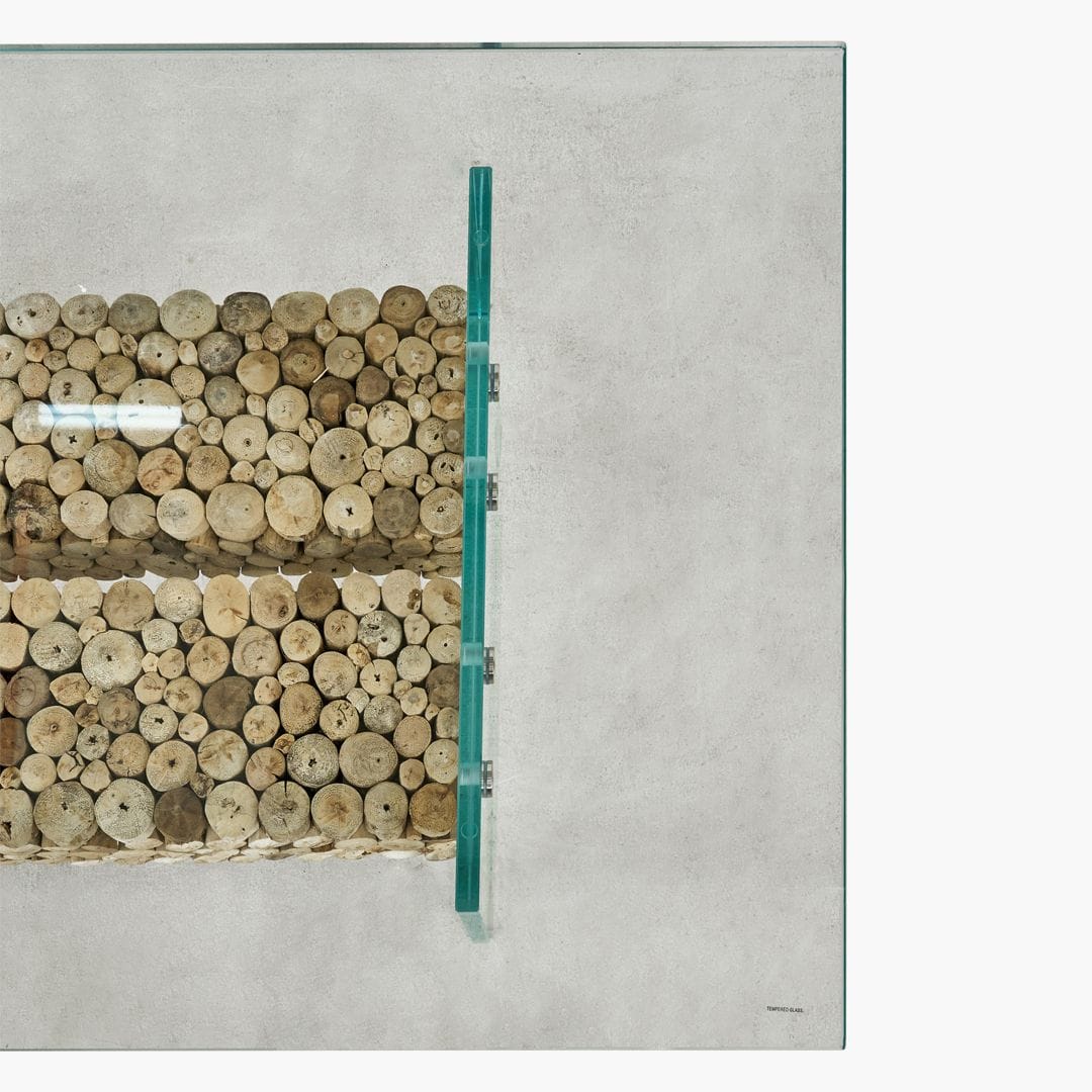 Buy Online SOLACE II COFFEE TABLE,Clear,Glass | Marina Home Interiors Oman