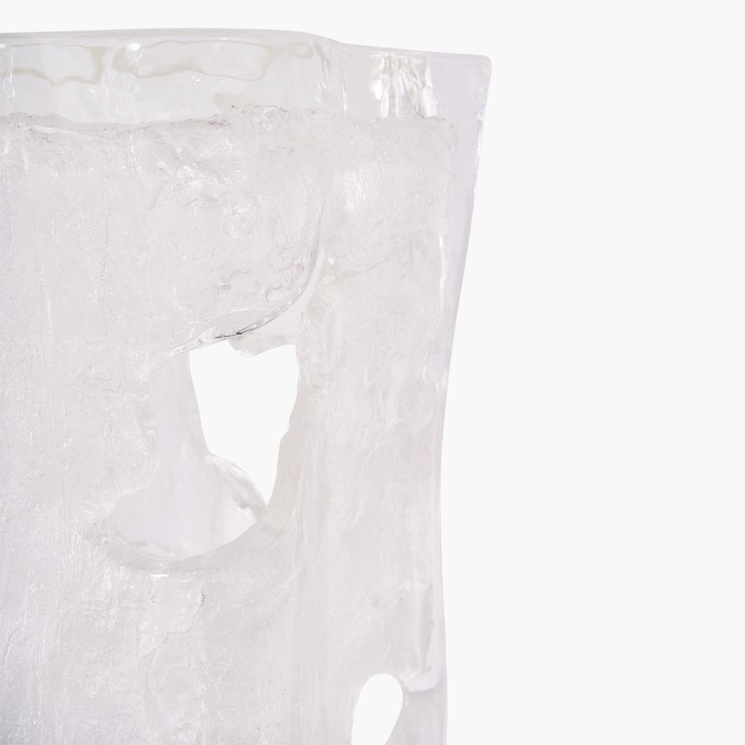 Buy Online Tree Grain Side Table,CLEAR,Acrylic | Marina Home Interiors KSA