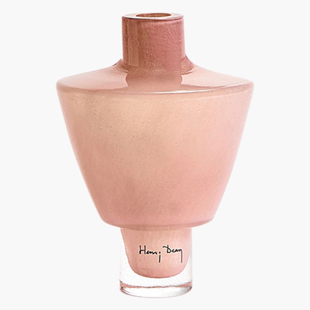 Buy Online ADA VASE,Pink,Glass | Marina Home Interiors KSA